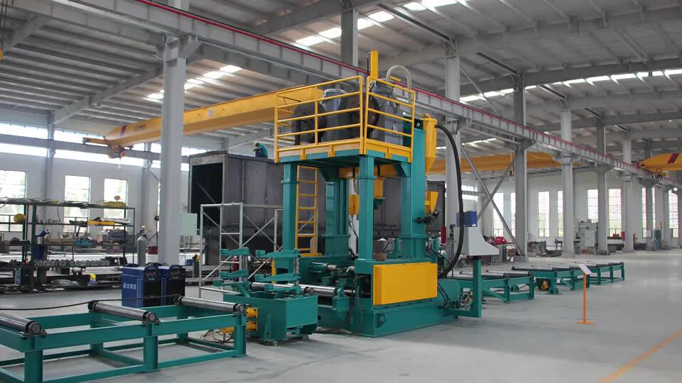 H Beam Integral H Beam Processing Machine I/h Beam Assembly Welding ...