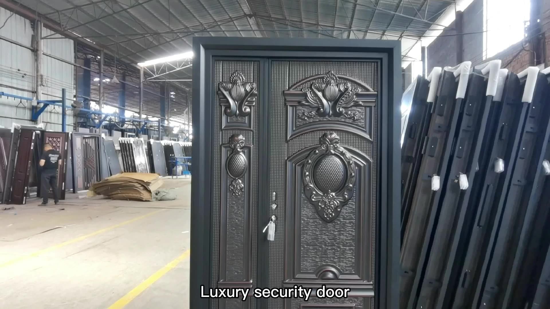Latest Design Luxury Style High Quality Cast Aluminum Door Steel ...