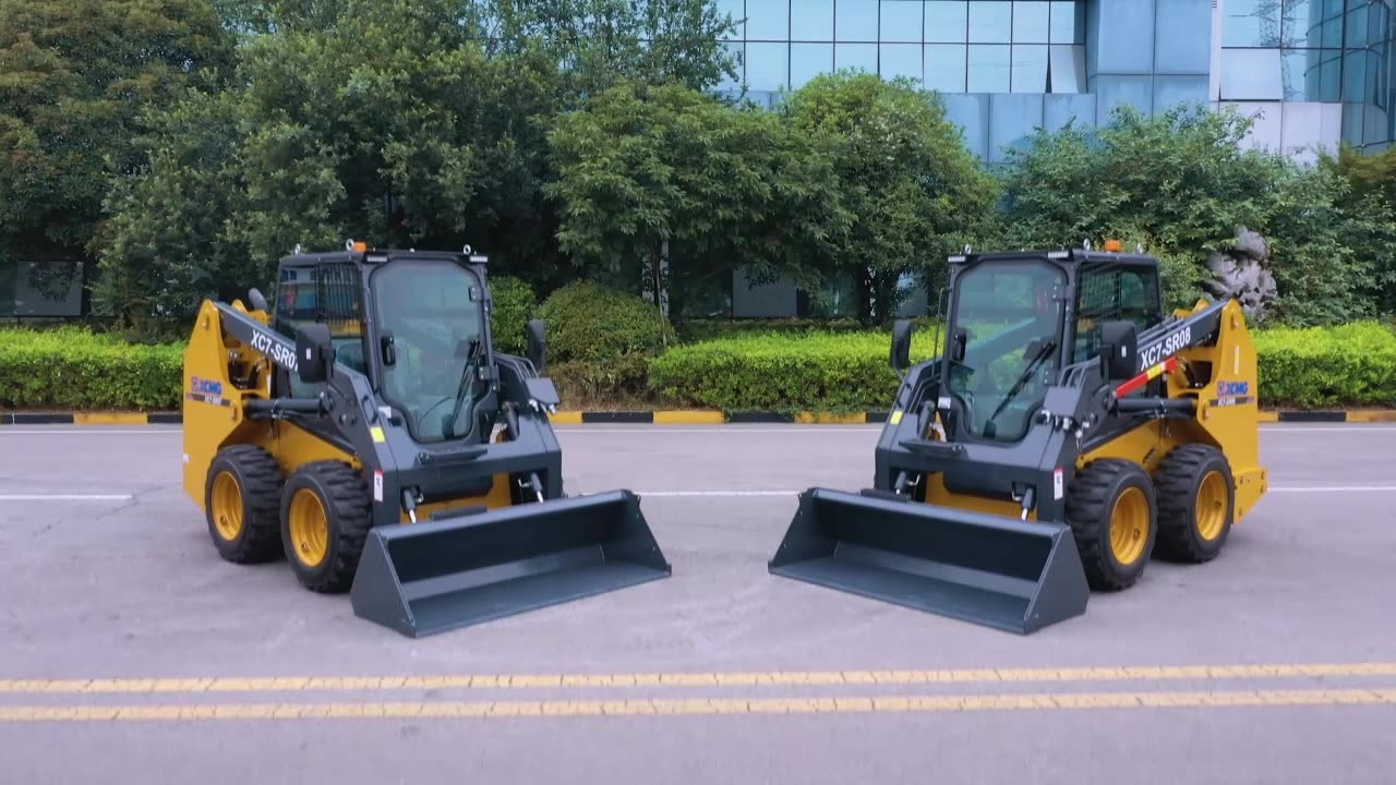 Xcmg Official Xc7-sr07 Multi-functions Small Mini Skid Loader Front End Loader - Buy Multi ...