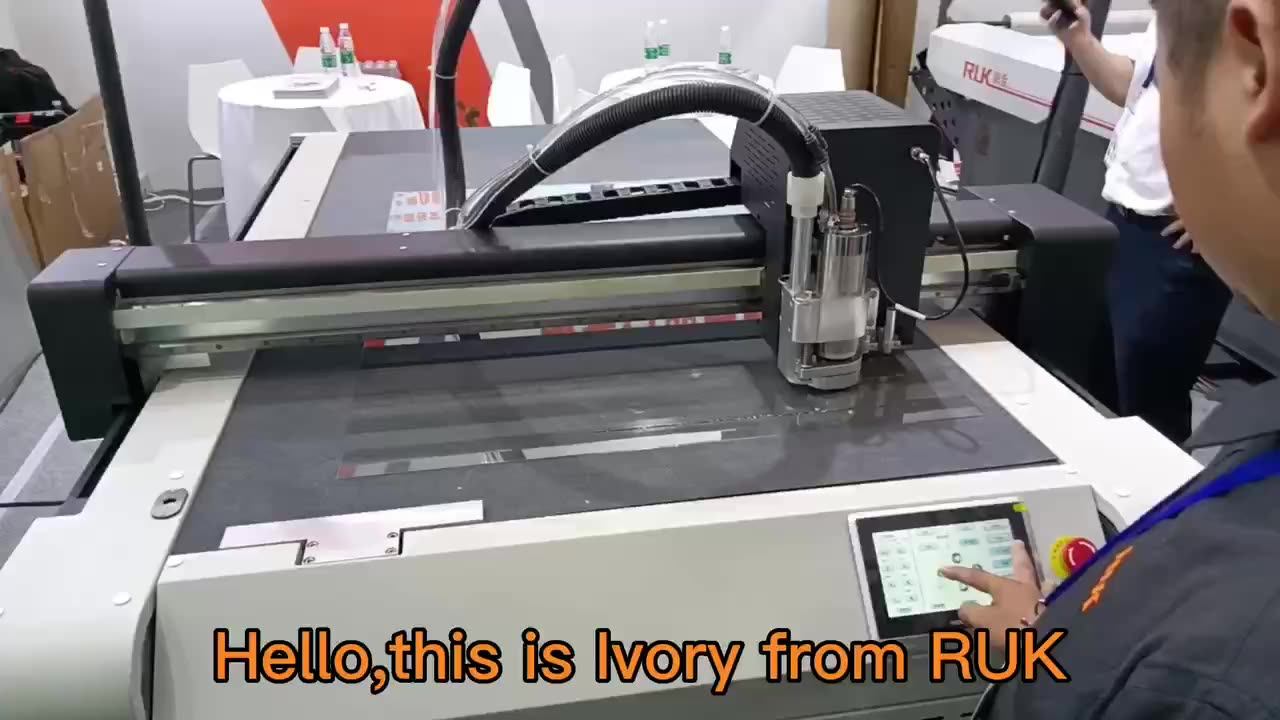 Ruk Static Table Digital Cutting Plotter Digital Flatbed Garment ...