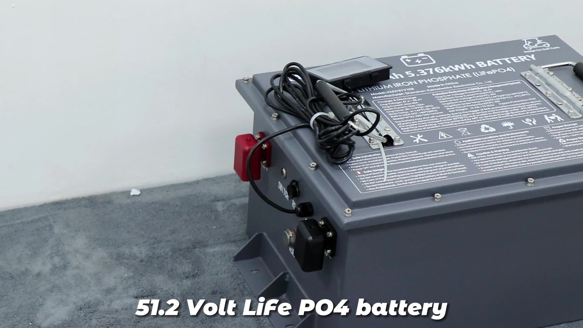 48v Lithium Ion Golf Cart Battery Pack With Deep Cycle Fast Charging ...