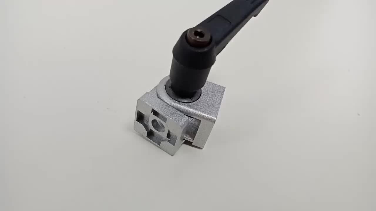 Aluminum Profile Accessories Zinc 20x20 Pivot Joint Hinge With Lock ...