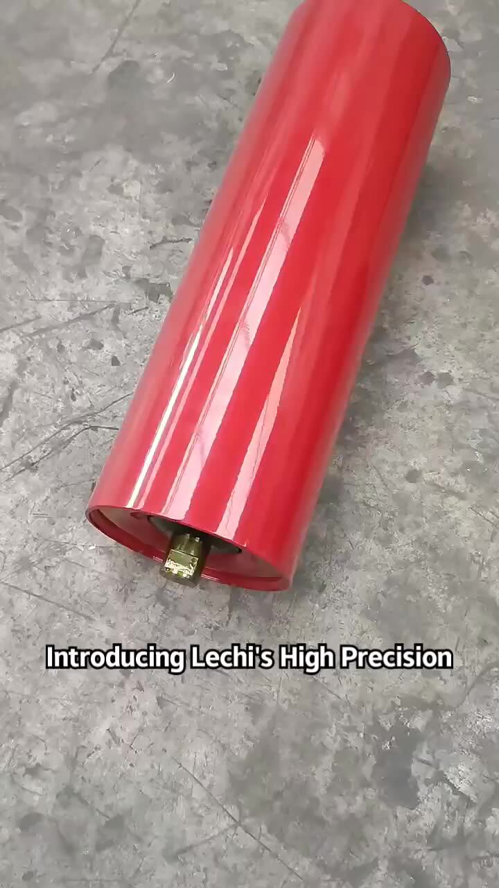 Belt Conveyor Steel Friction Aligning Idler Roller For Bulk Material ...