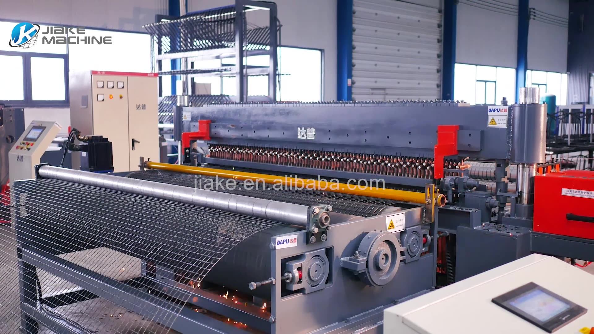 Roll Mesh/galvanized Wire Mesh Welding Machine - Buy Roll Mesh Welding ...