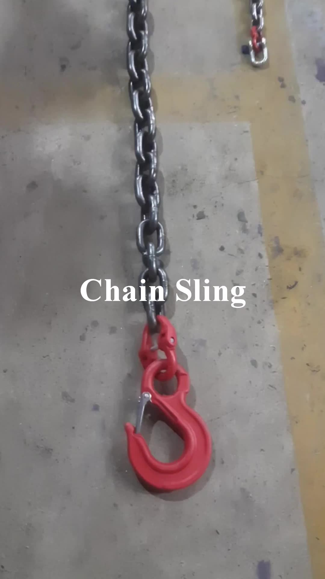 4 Leg Chain Sling Lifting Crane Chain G80 Lifting Chain Sling 1.5 Meter ...