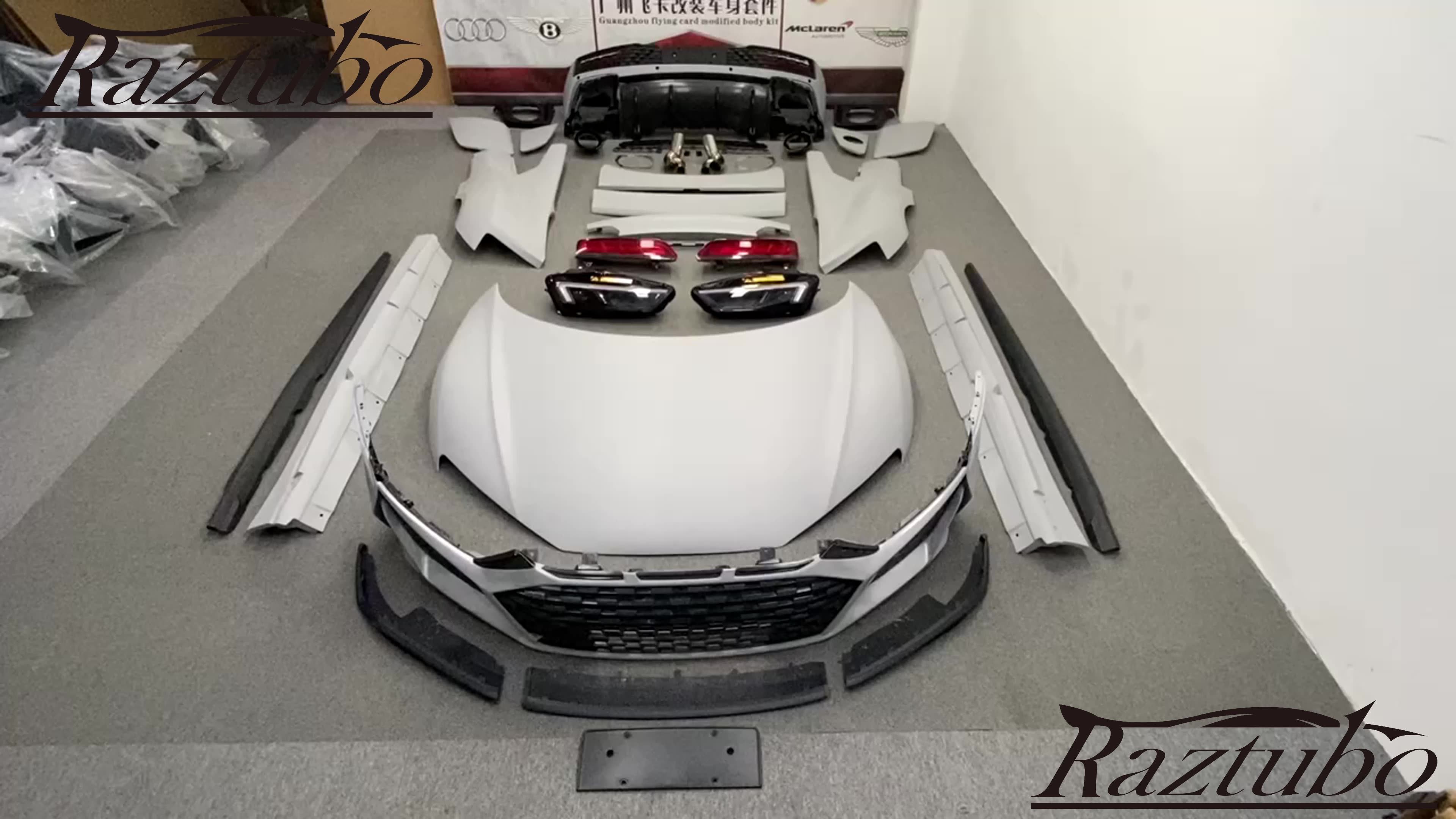 Performance Body Kit For Audi R8 Mk1 Facelift Bumper Kit For Audi R8 V8 ...