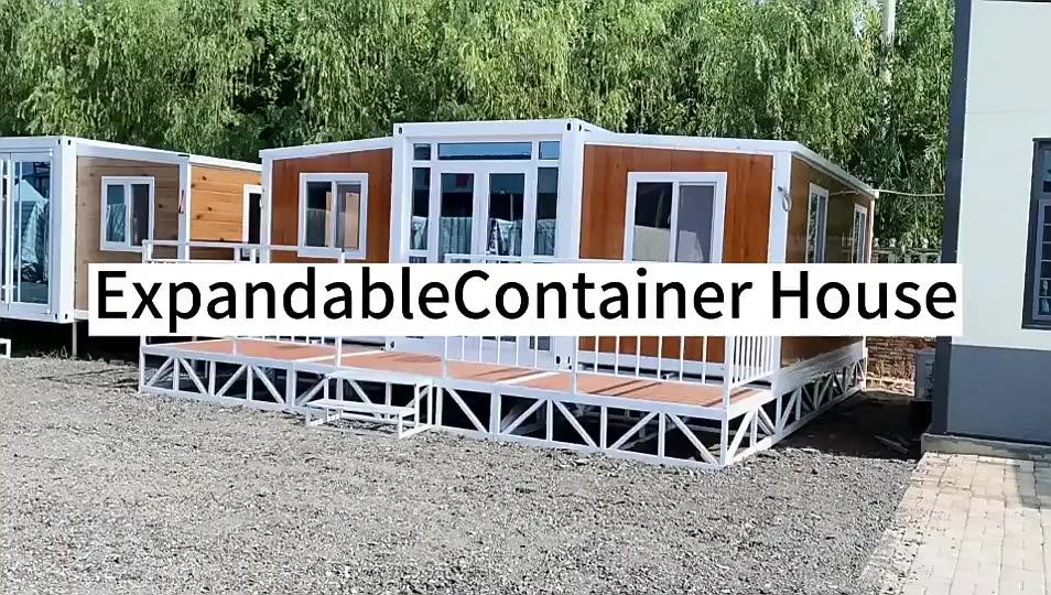 Prefab Folding Container House Expandable Container Home 19ft*20ft*8 ...