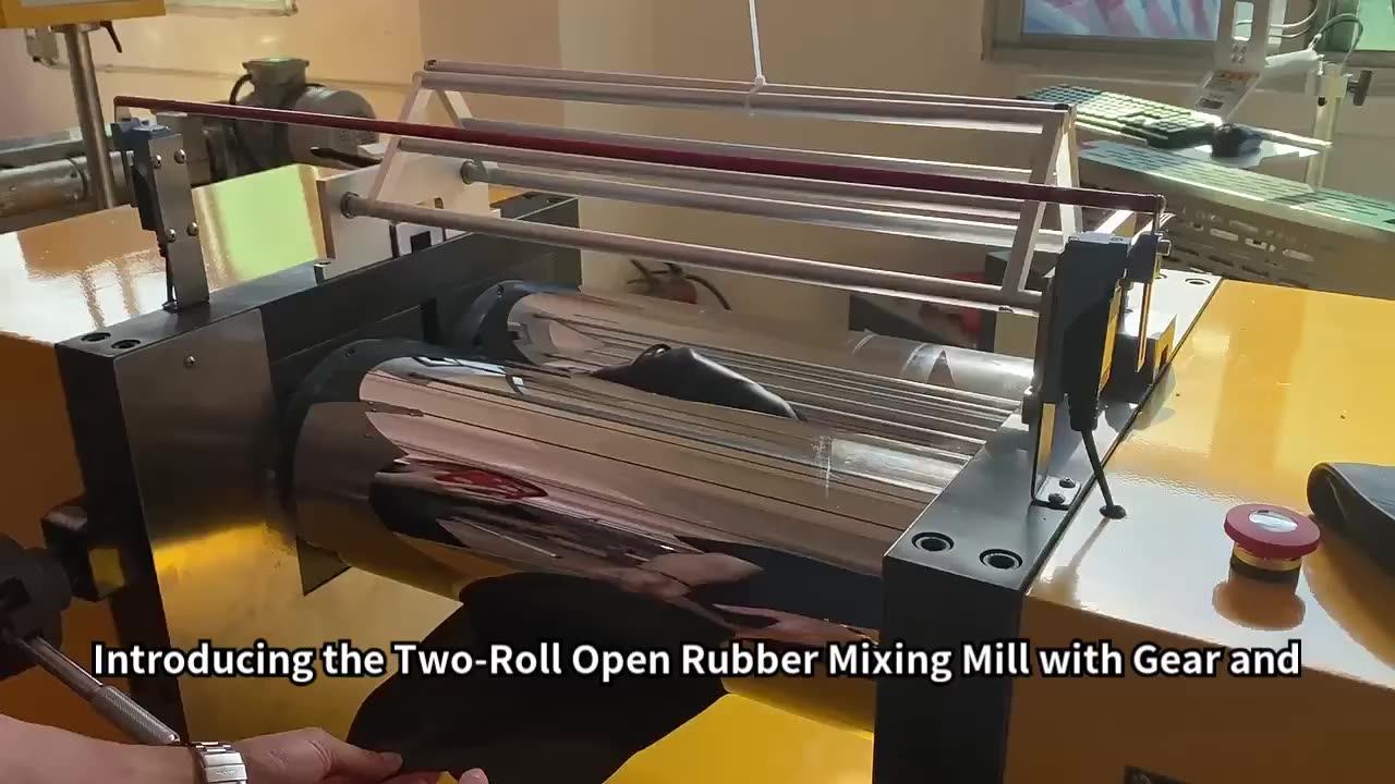 Open Mixing Mill Lab Two Roll Mill For Rubber Compounding Efficient ...