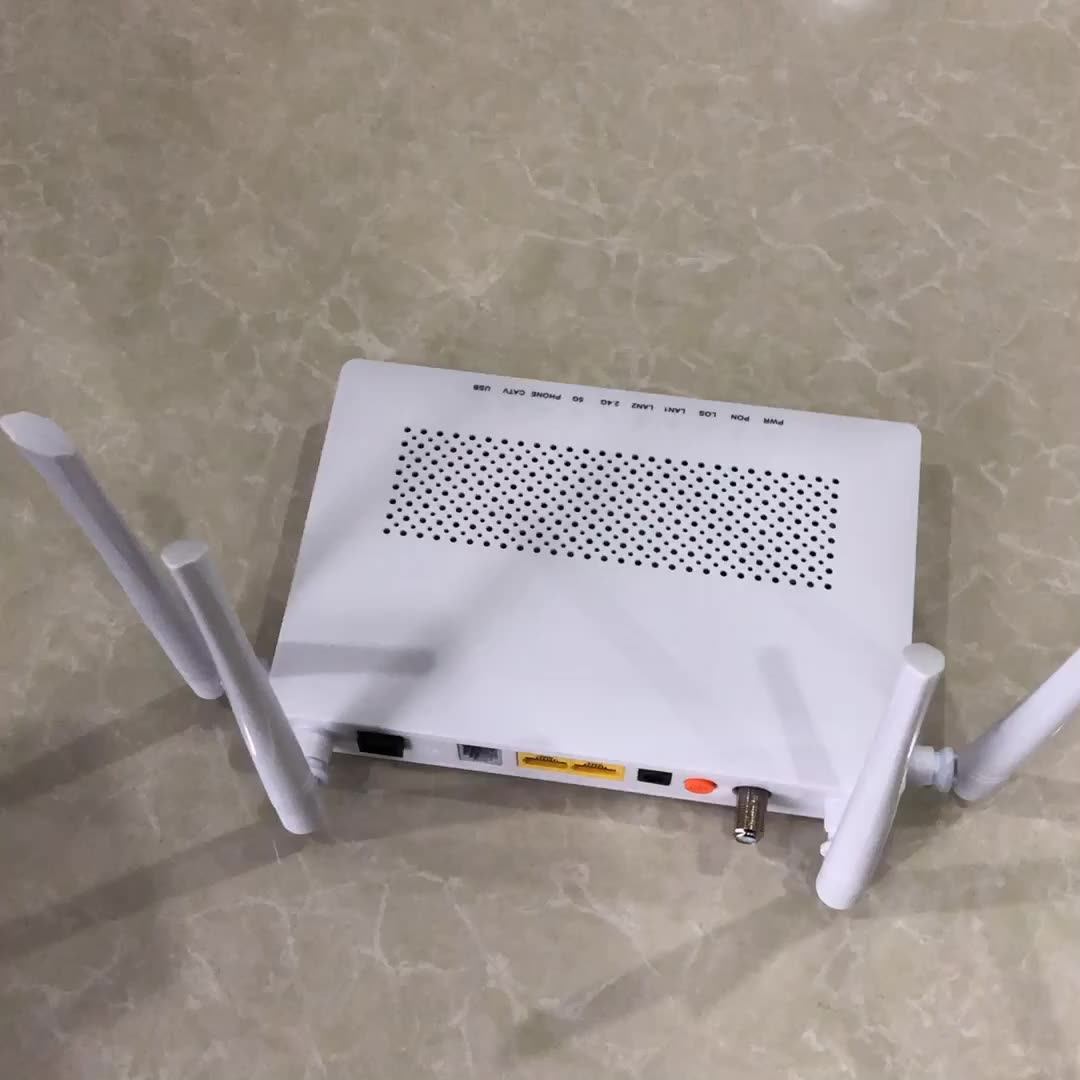 Optical Network Terminal Fiber Optic Oun Modem 2ge 1pots Wifi Gpon Onu ...