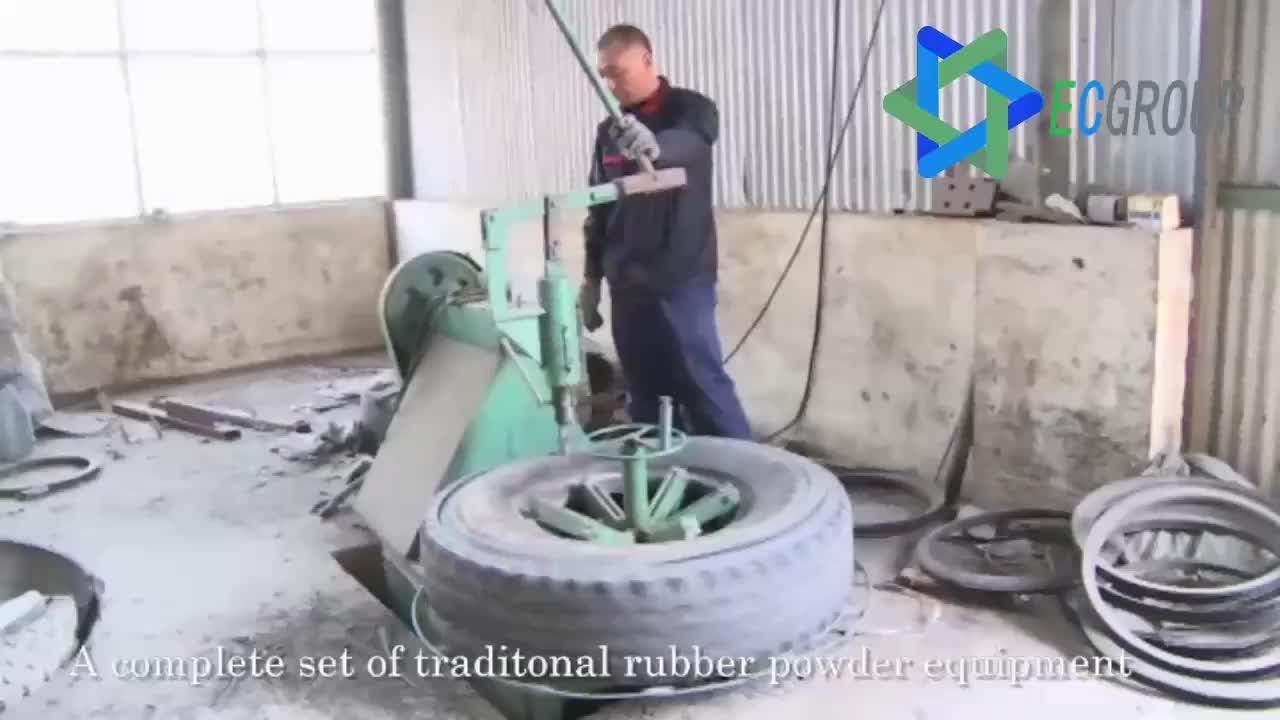 Used Tire Cutting Machine Rubber Powder Machine Tyre Recycling Machine ...