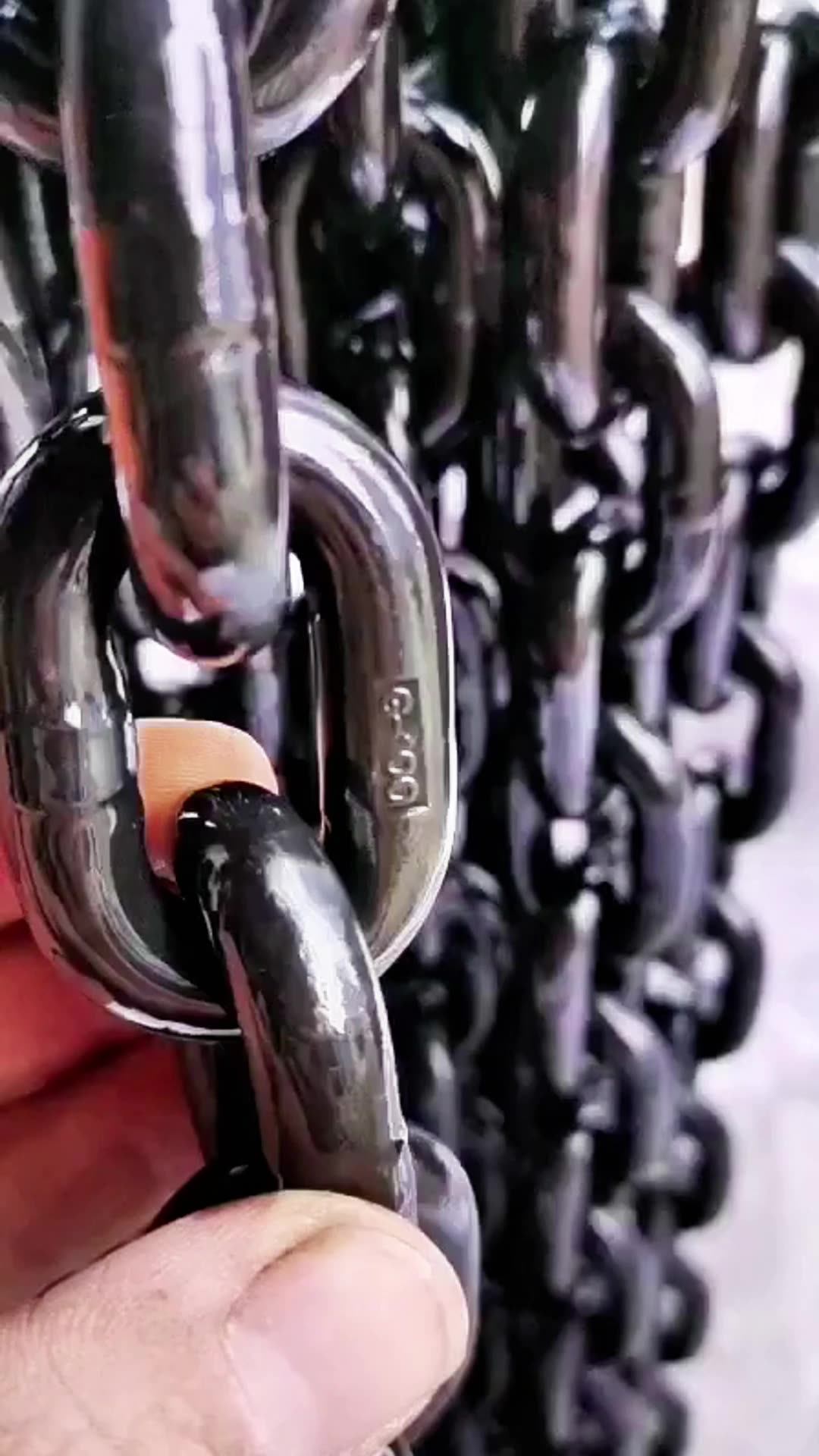 High Strength G100 G80 Grade Alloy Steel Chain For Cargo Lifting - Buy ...