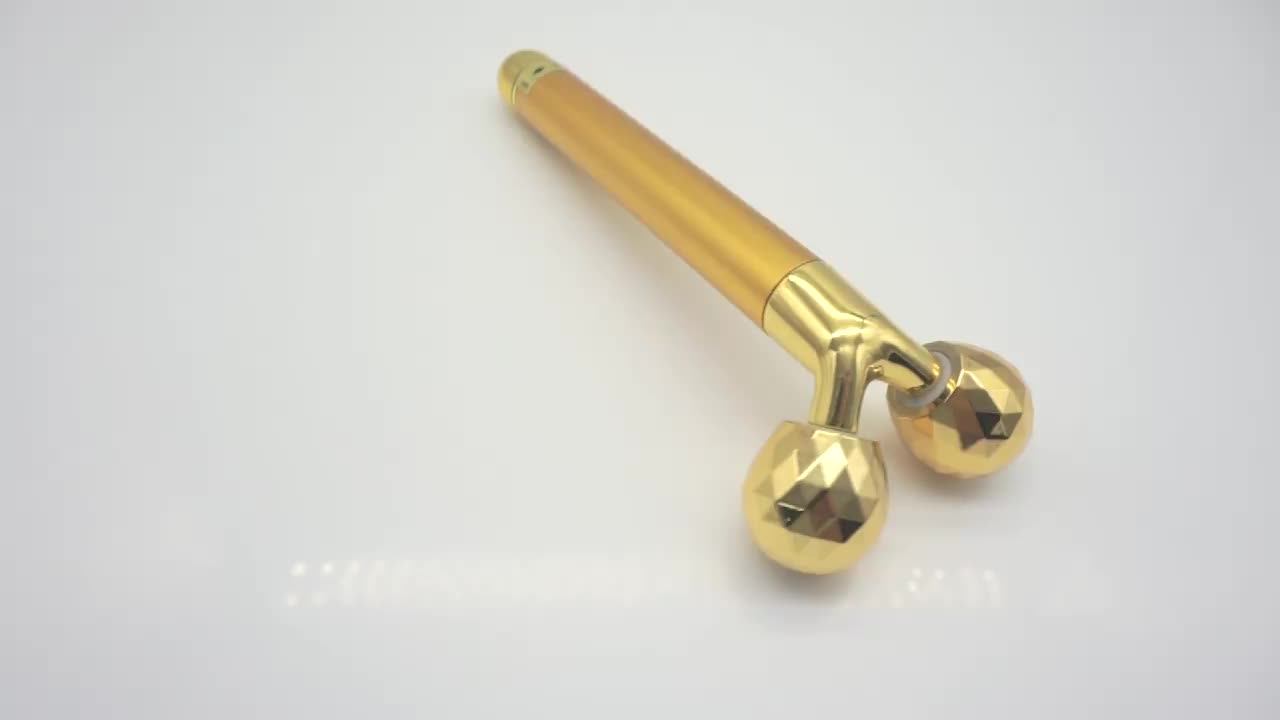 Electric Handheld Massage Vibrator 3d Roller Face Massager Face Roller ...