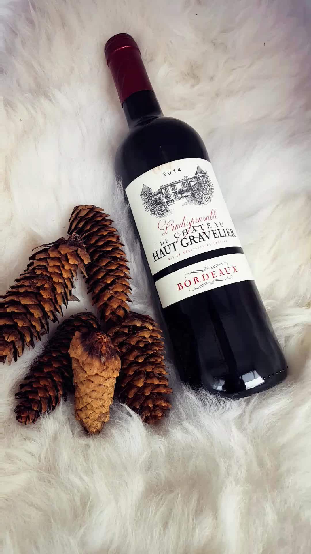 Aoc/aop French Bordeaux Chateau Haut Gravelier L'indispensable Wine ...