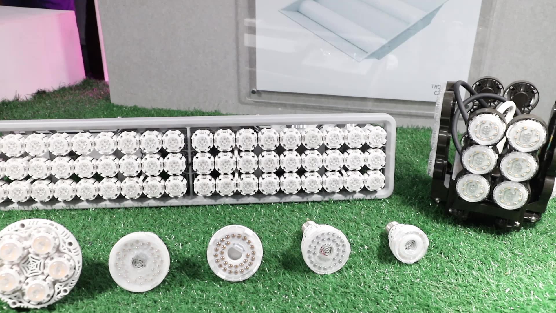 390nm-730nm Uv Red Blue Ir Chips 400w Full Spectrum Cob Smd Led Bulb ...