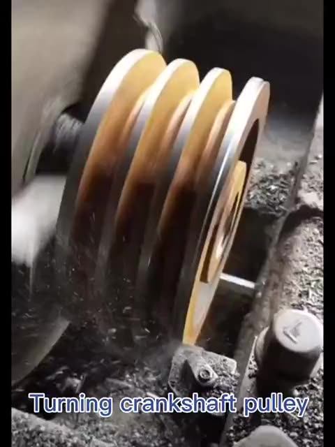 Cigüeñal Del Motor Diesel Polea Armónica Equilibrador Para Mitsubishi ...