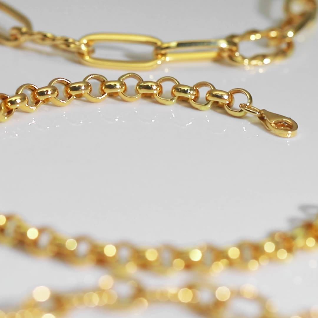 Bulk Sale Pure Gold Au750 Rope Chains Bracelet Oro 18k Gold Jewelry 18k ...