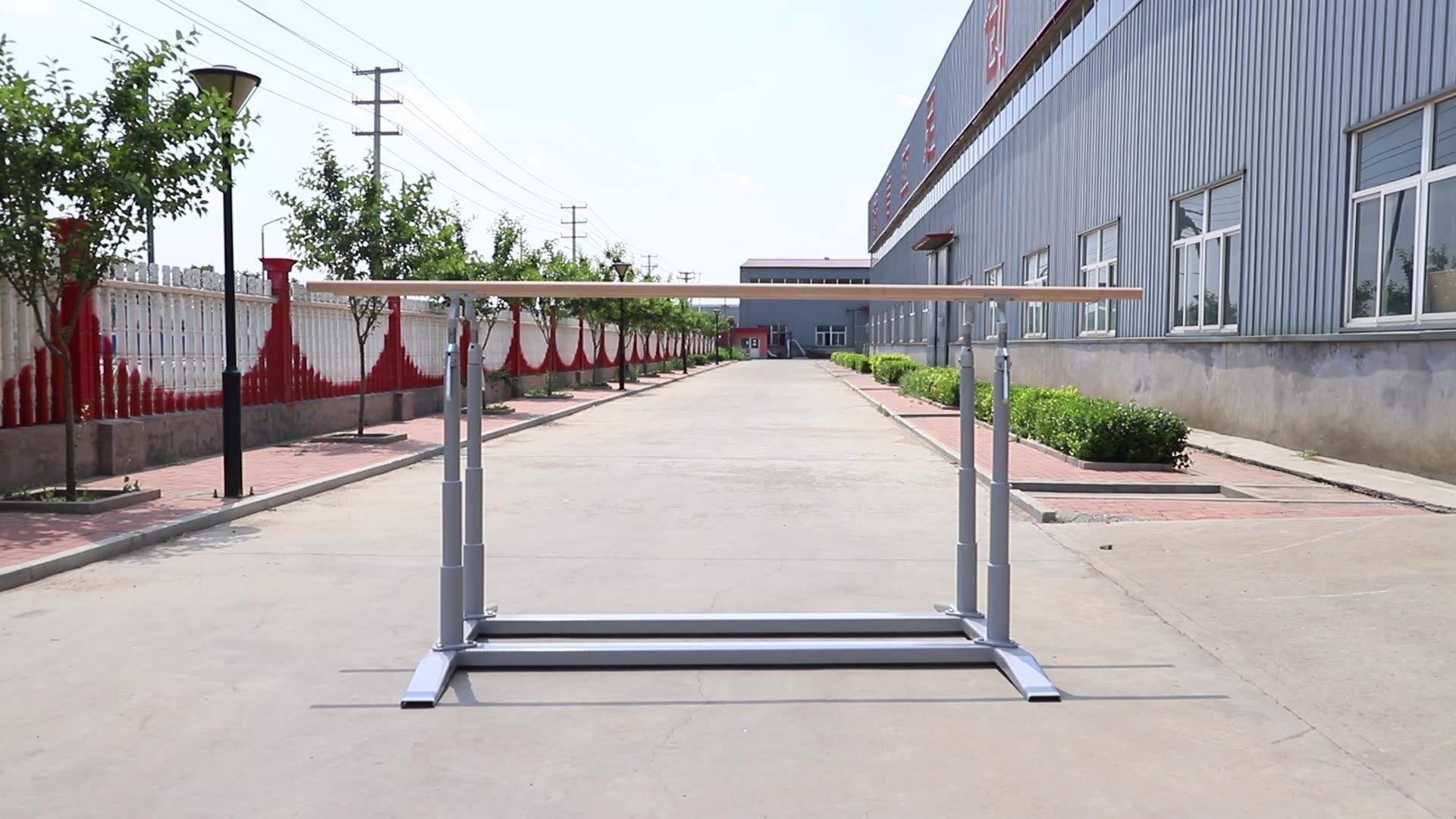 Professional Gymnastic Equipment Heavy Duty Base Steel Parallel Bars ...