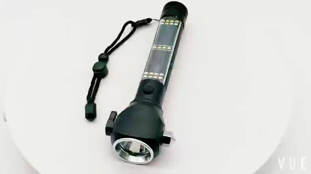 Super Bright Solar Power Safety Hammer Cutter Warning Light ...