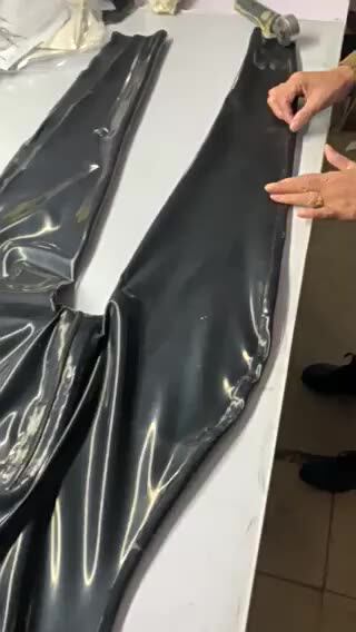 Stage Performance Full Cover Transparent Latex Catsuit Adult Rubber ...