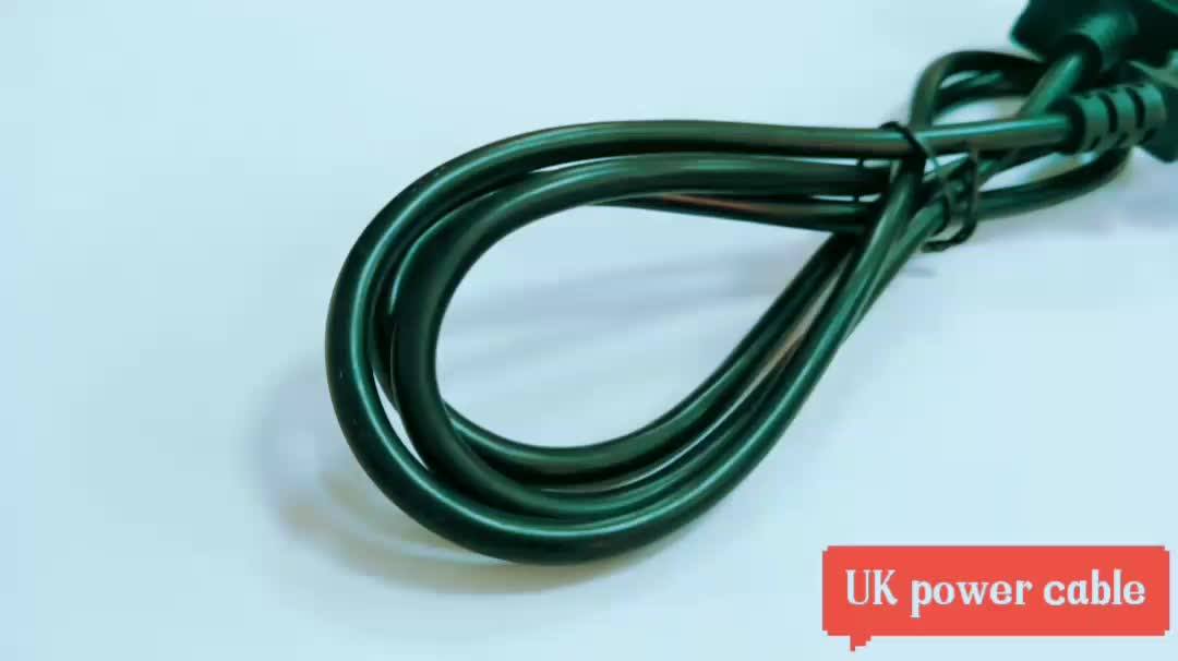 3m Long Iec Kettle Lead Power Cable 3 Pin Uk Plug Pc Monitor C13 Cord ...