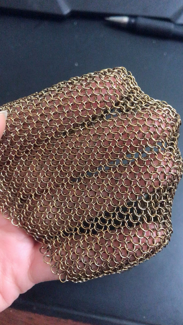 Stainless Steel Wire Ring Decorative Chainmail Mesh - Buy Stainless ...