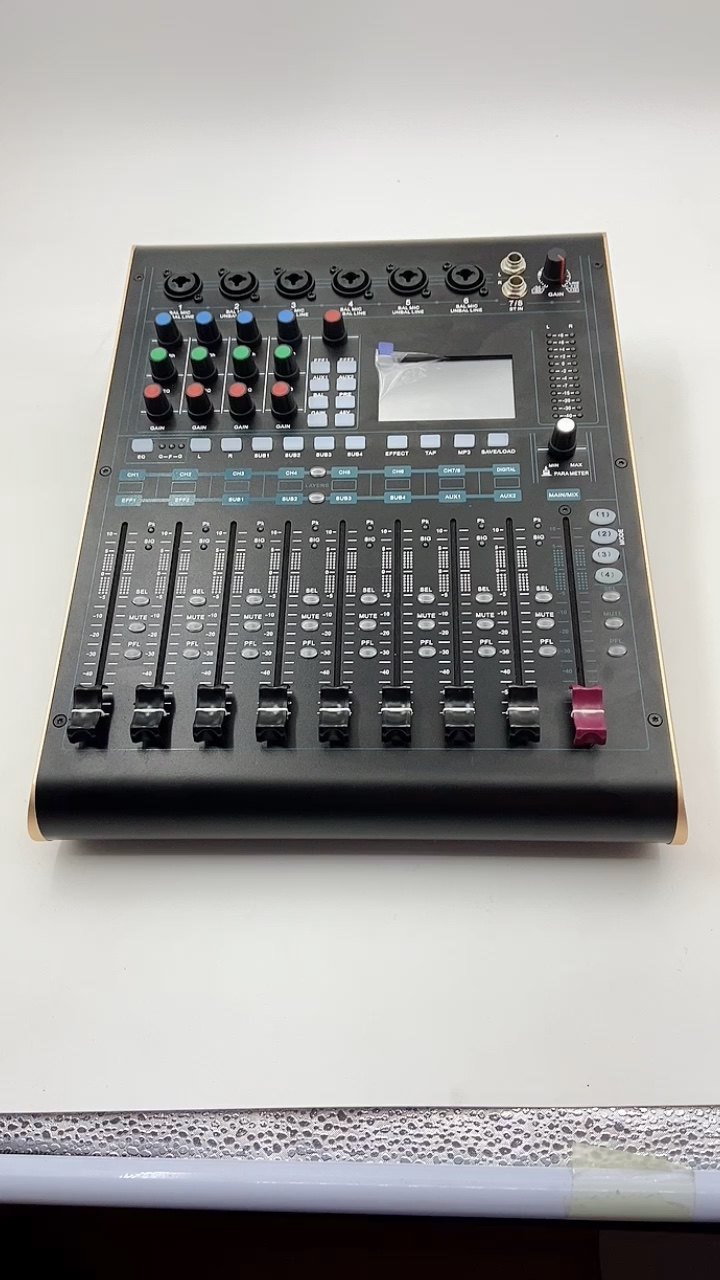 20ch Dj Digital Music Mixer Audio Digital Mixers With Touch Screen ...