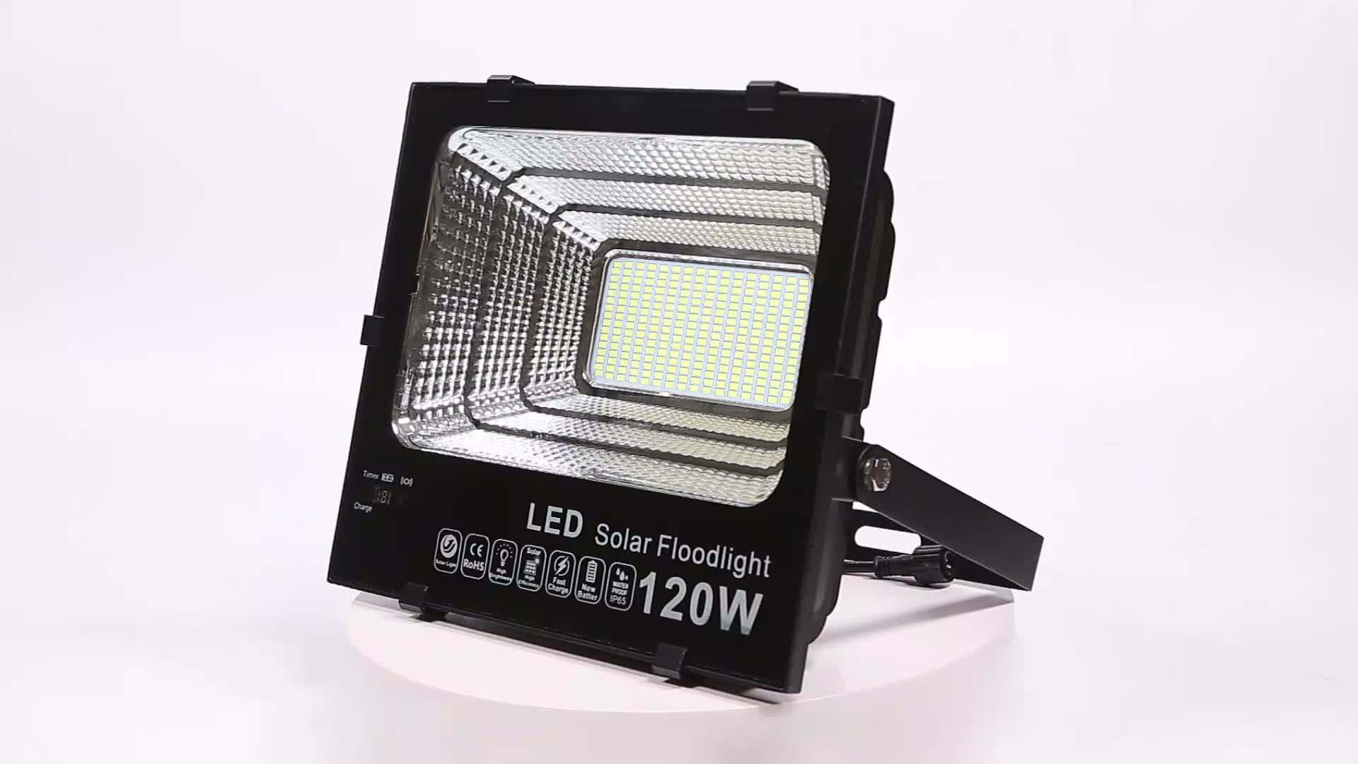 300w High Power Solar Spot Light Pathway Lamp Solar Led Flood Light For ...