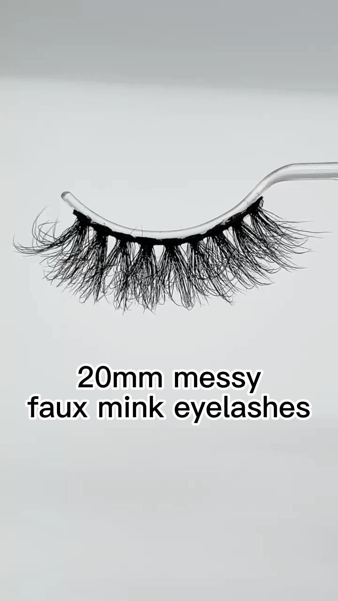 Heyme 2023 Russian Faux Mink Strip Lashes Bulk Wholesale D Dd Curl ...
