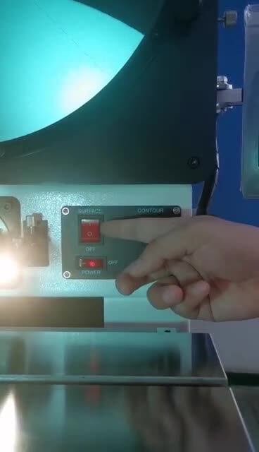 Horizontal Type Digital Optical Profile Projector Profile Measuring ...