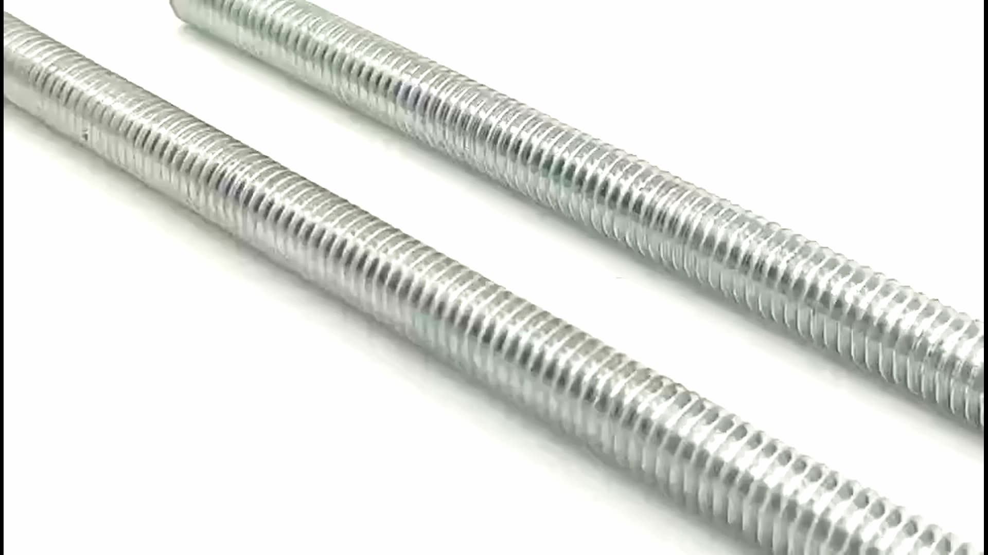 Factory Price Din975 Factory Price Grade 4.8 Blue Zinc Plated Carbon ...