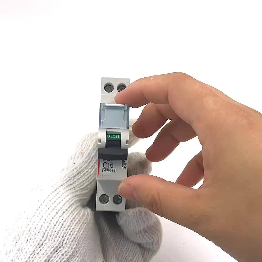 1 Pole + N Micro Circuit Breaker Factory Brand Mcb Mini Circuit Breaker ...