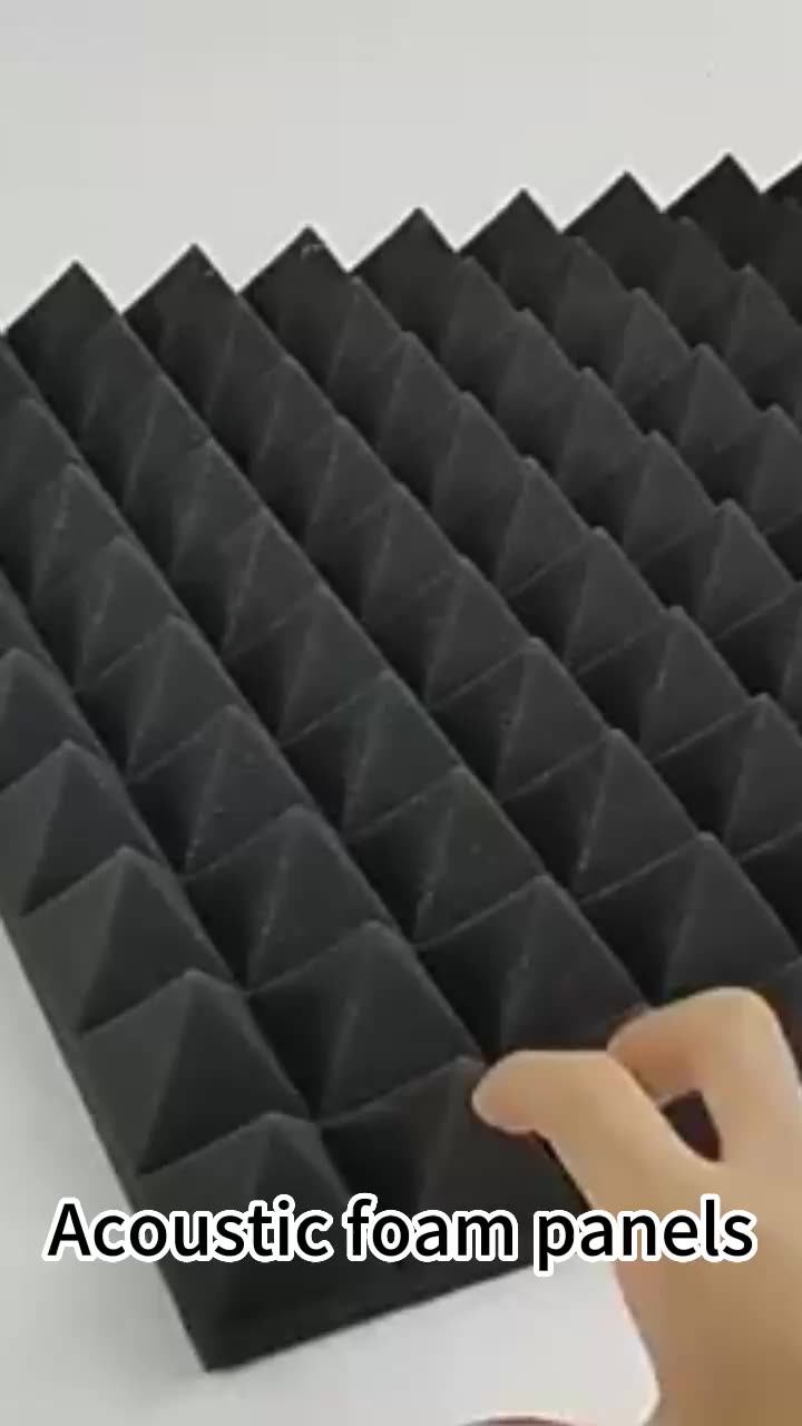 12 Pack 50cm X 50cm Soundproofing Sound Absorbing Proof Wall Tv Studio ...