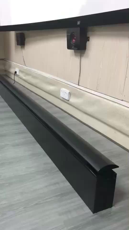 Floor Rising 150" Inch Rolling Down & Pulling Up Remote Control ...