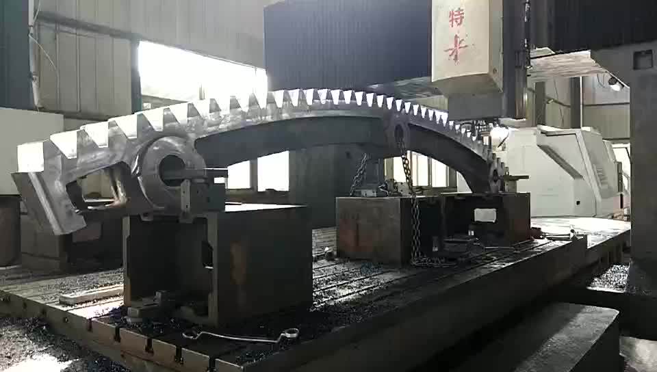 Oem Large Diameter Cast Steel External Tooth Segmented Girth Gears For ...
