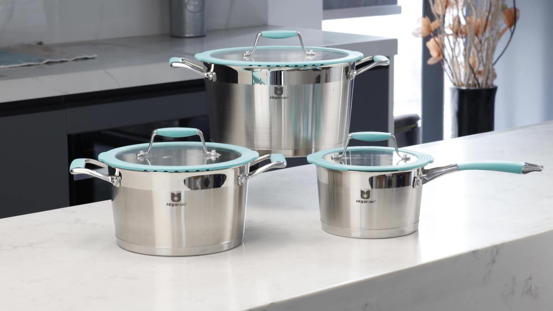 Wholesale Customized Conical Shape Cooking Pots Non Stick Cookware ...