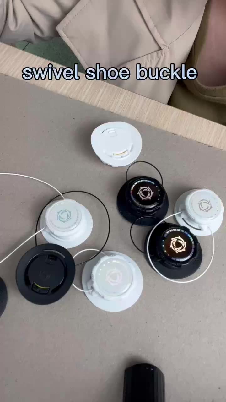 Metal Wire Swivel Automatic Buckle Rope Sneaker Shoelaces Kids/adult No ...