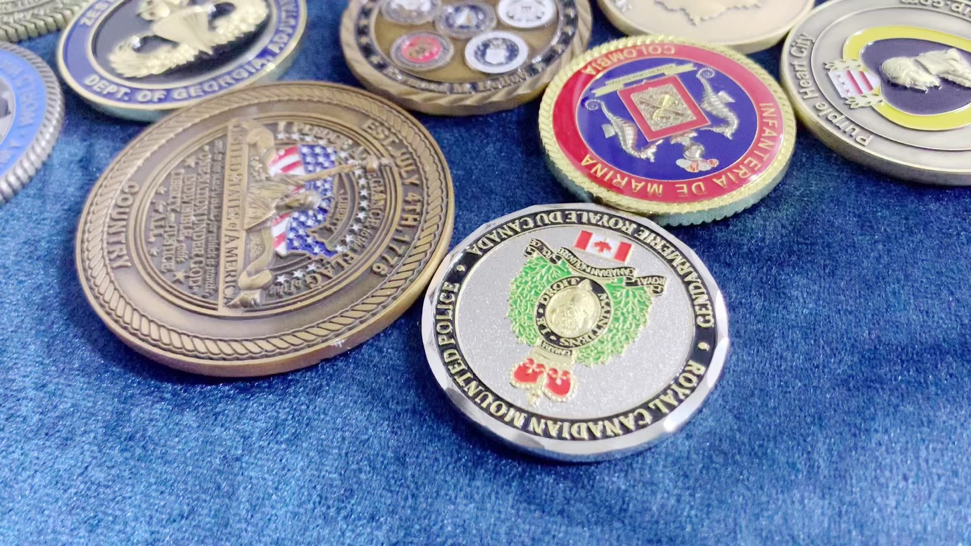 Custom 40mm 50mm Stainless Steel Zinc Alloy Brass Metal Laser Engraving ...