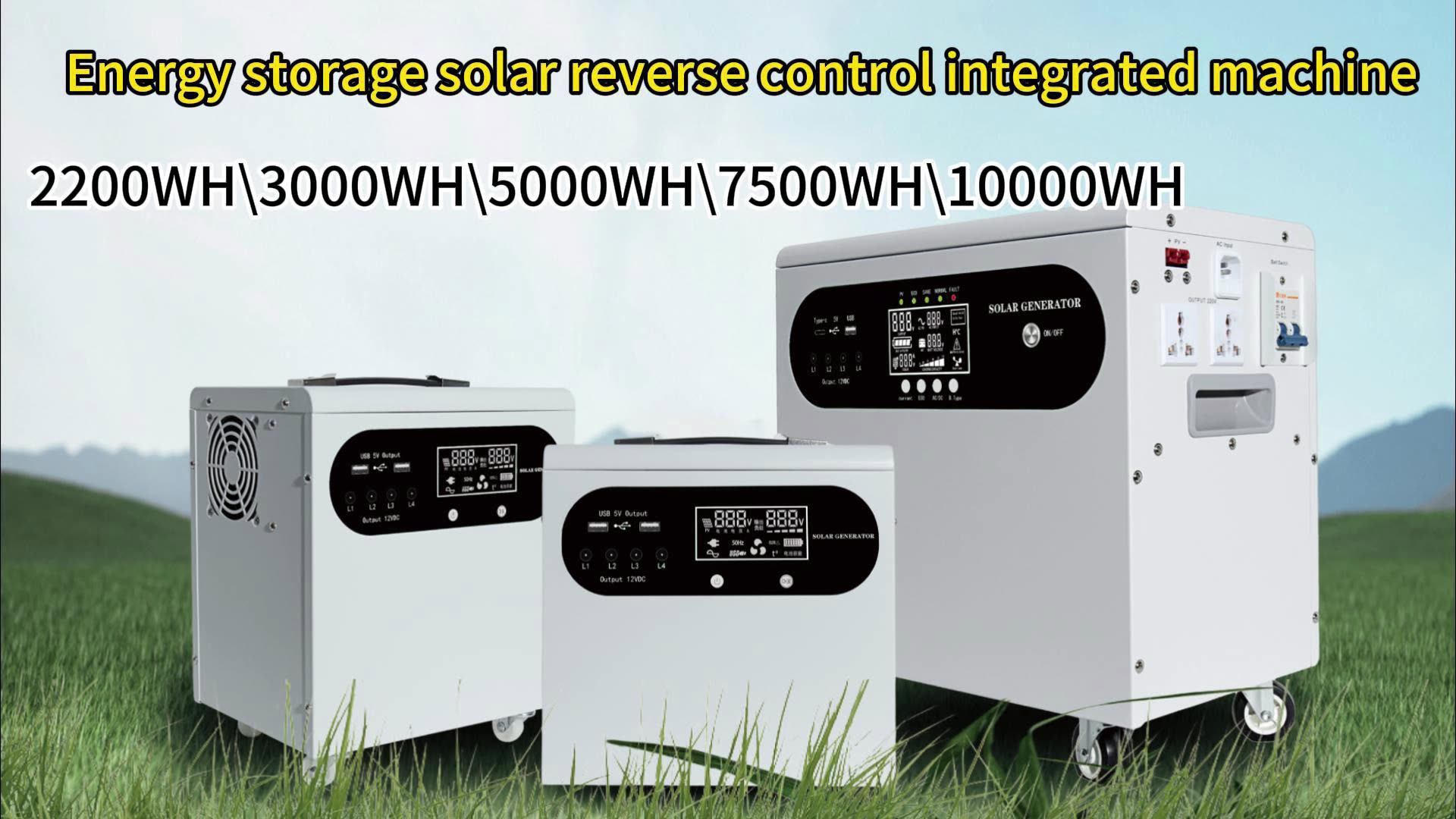 2200wh 3000wh 5000wh 6000wh Camping Outdoor Lifepo4 Battery Charging ...