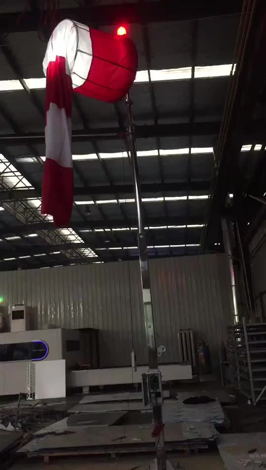 Icao 12-feet Heliport Wind Direction Indicator Lighted Windsock Helipad ...