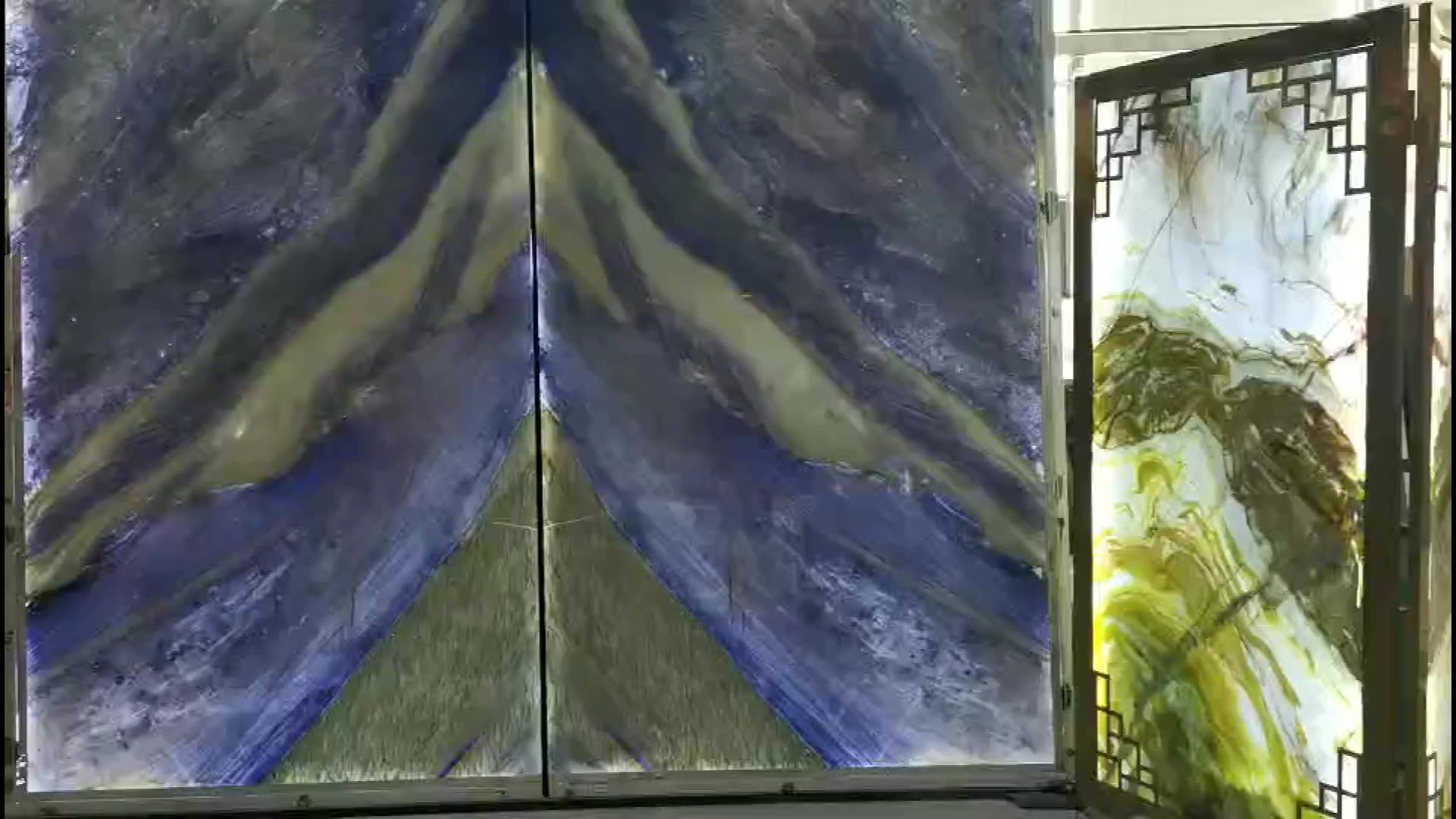 Brazil Green Quartzite Led Edge-lit Light Marble Amazon Green Quartzite ...