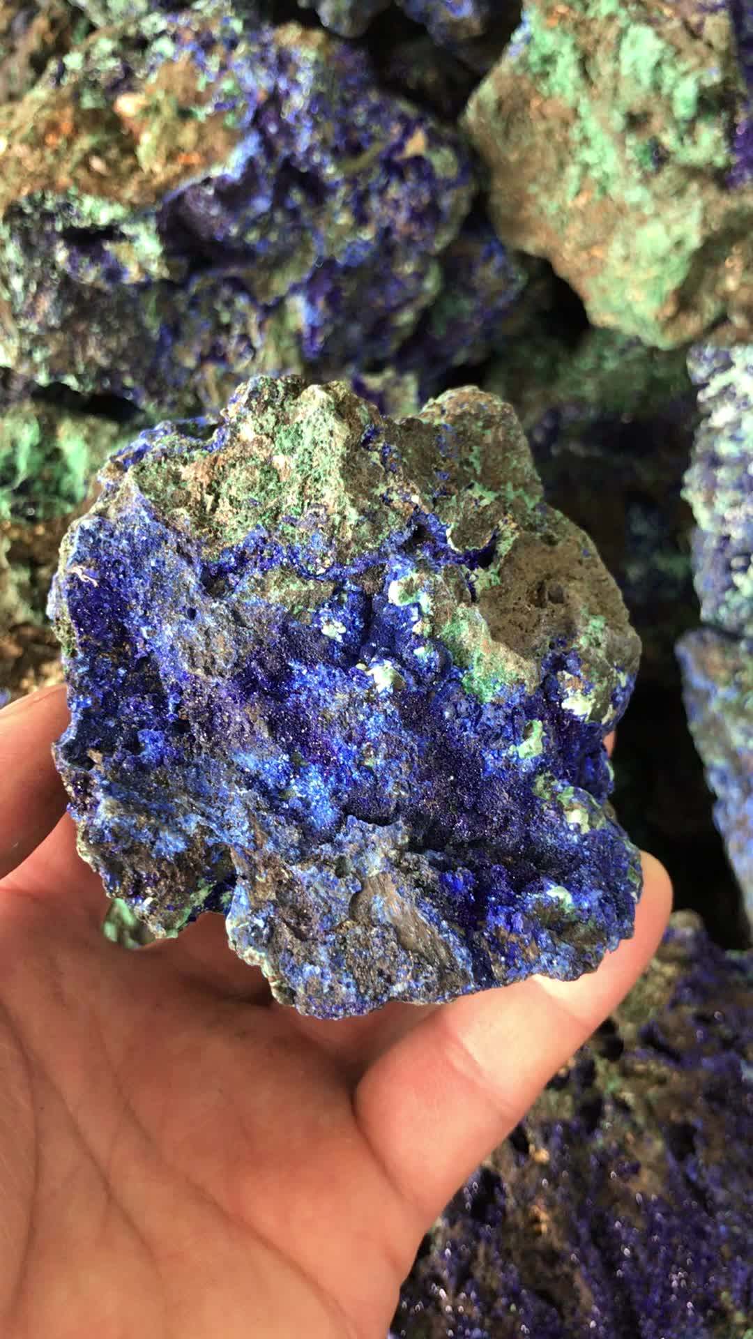 Natural Azurite Stone Crystal Rough Blue Azurite Specimen For Sale ...