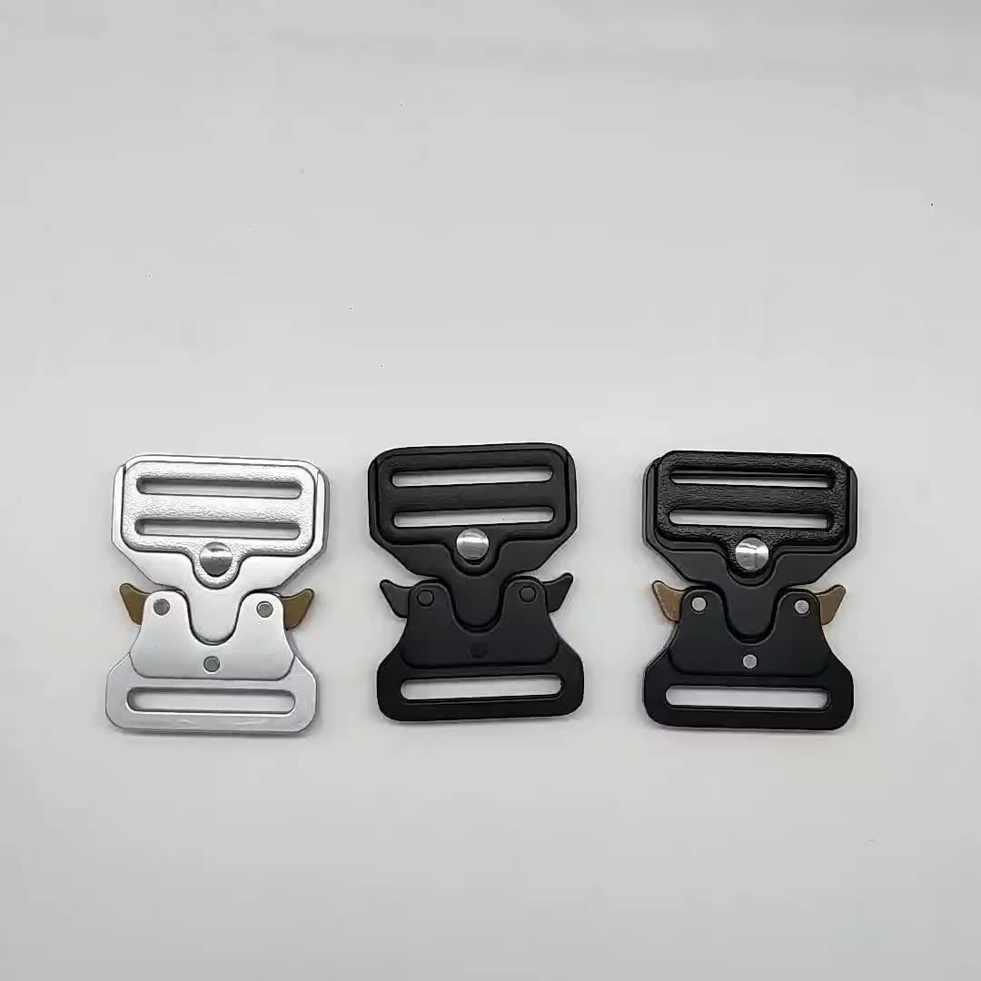 Automatic Quick Release Metal Shoes Buckle 38mm Zinc Alloy Tactical ...