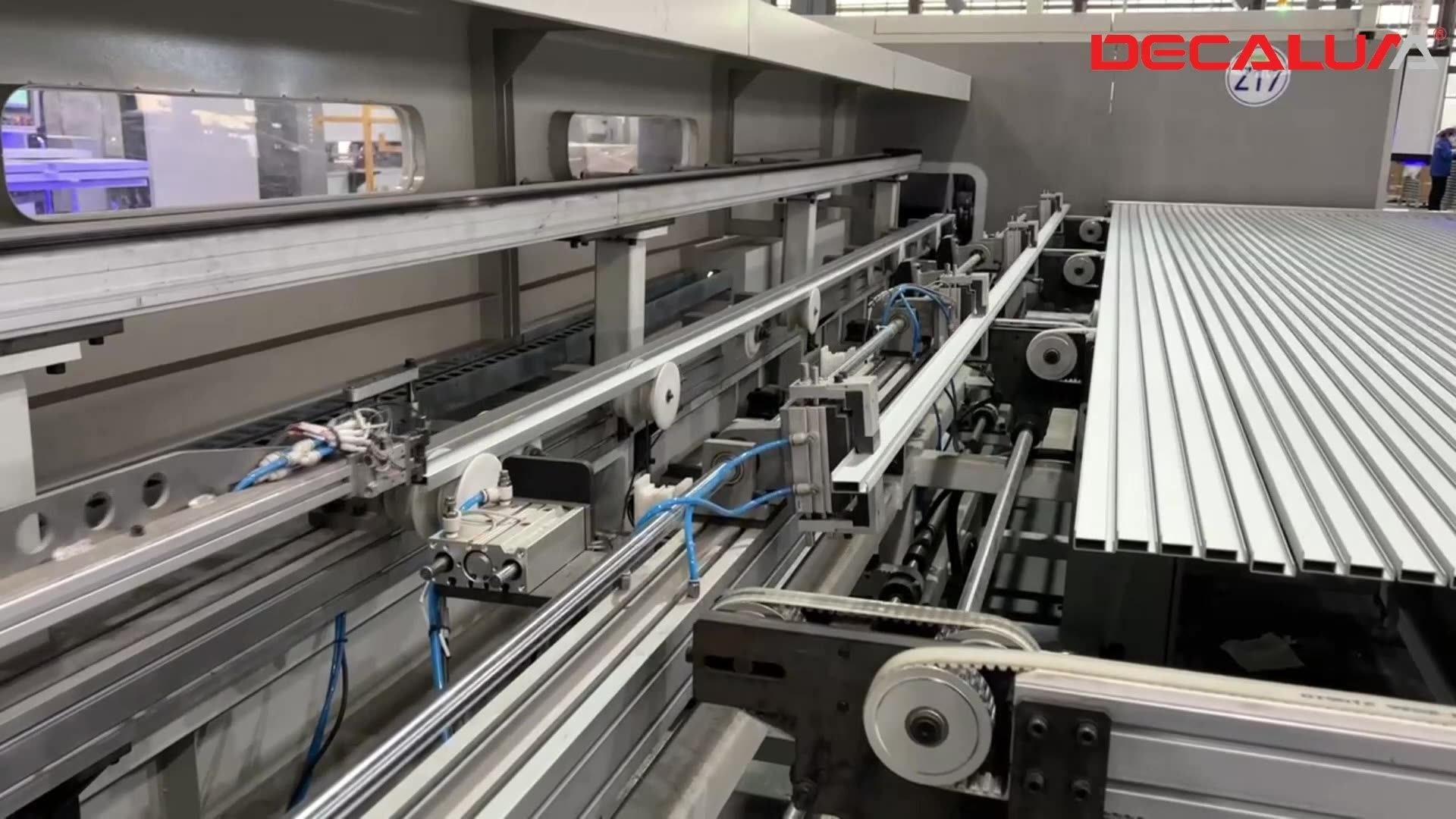 Pv Solar Frame Processing Line Automatic Feeding,Cutting,Punching ...