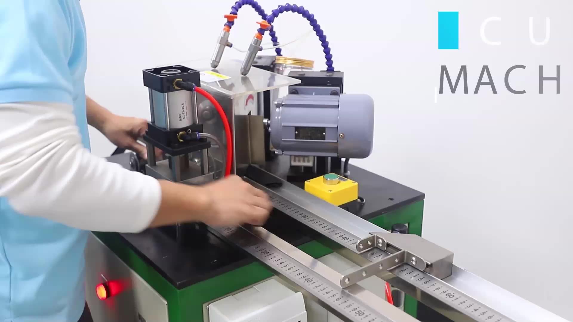 Pp Plastic / Rubber Strip Gasket Corner Angle Cutter Machine - Buy ...