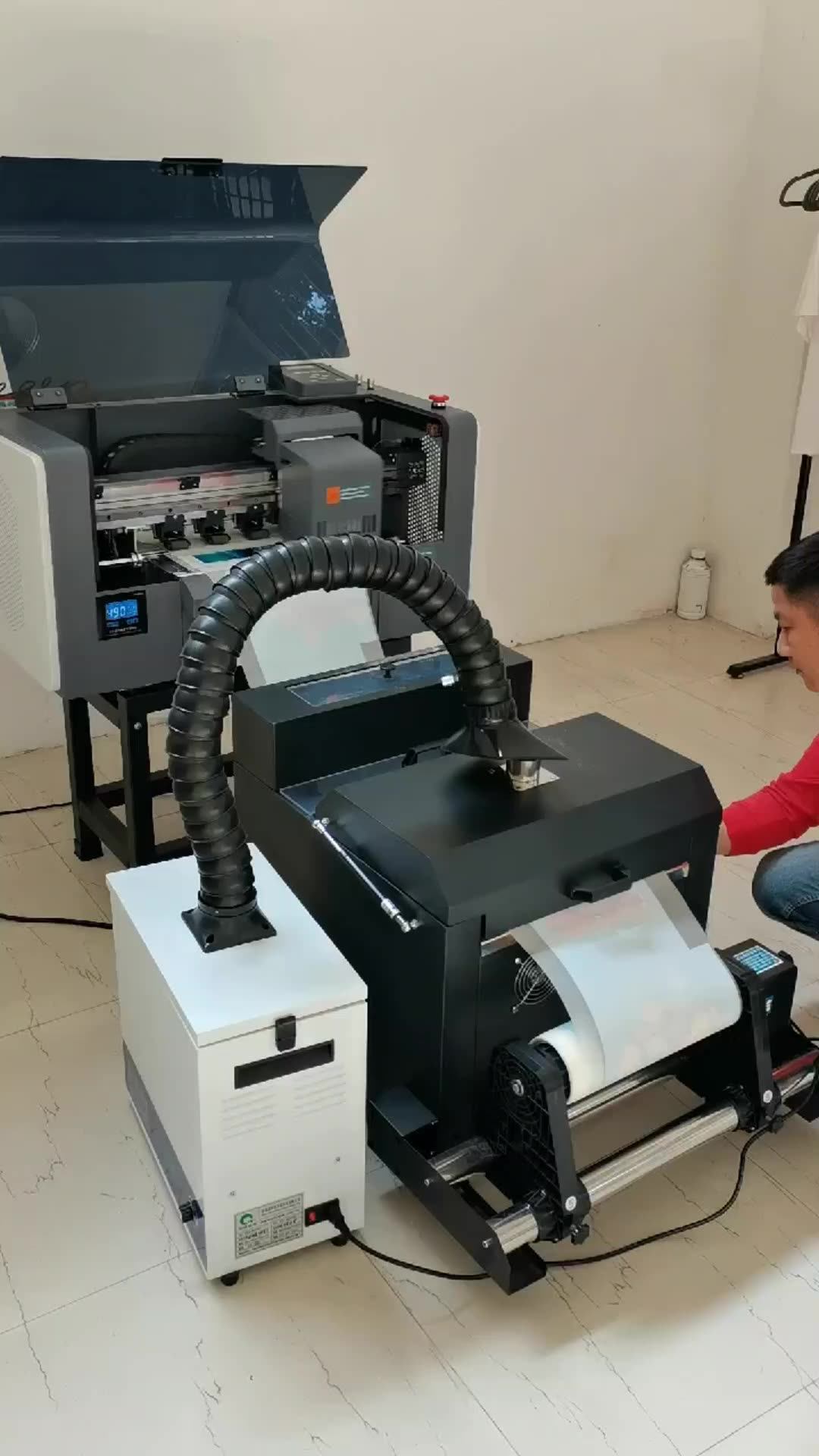 Factory Dual Head A3 Dtf Printer 60cm 4 Heads,A3 Dtg Printer T-shirt ...