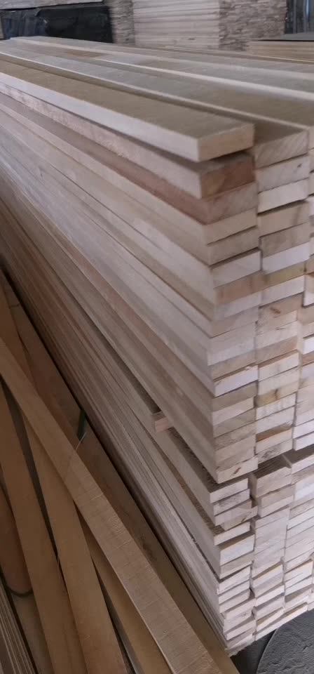 Paulownia Square Timber Solid Wood Board Strips For Construction - Buy ...