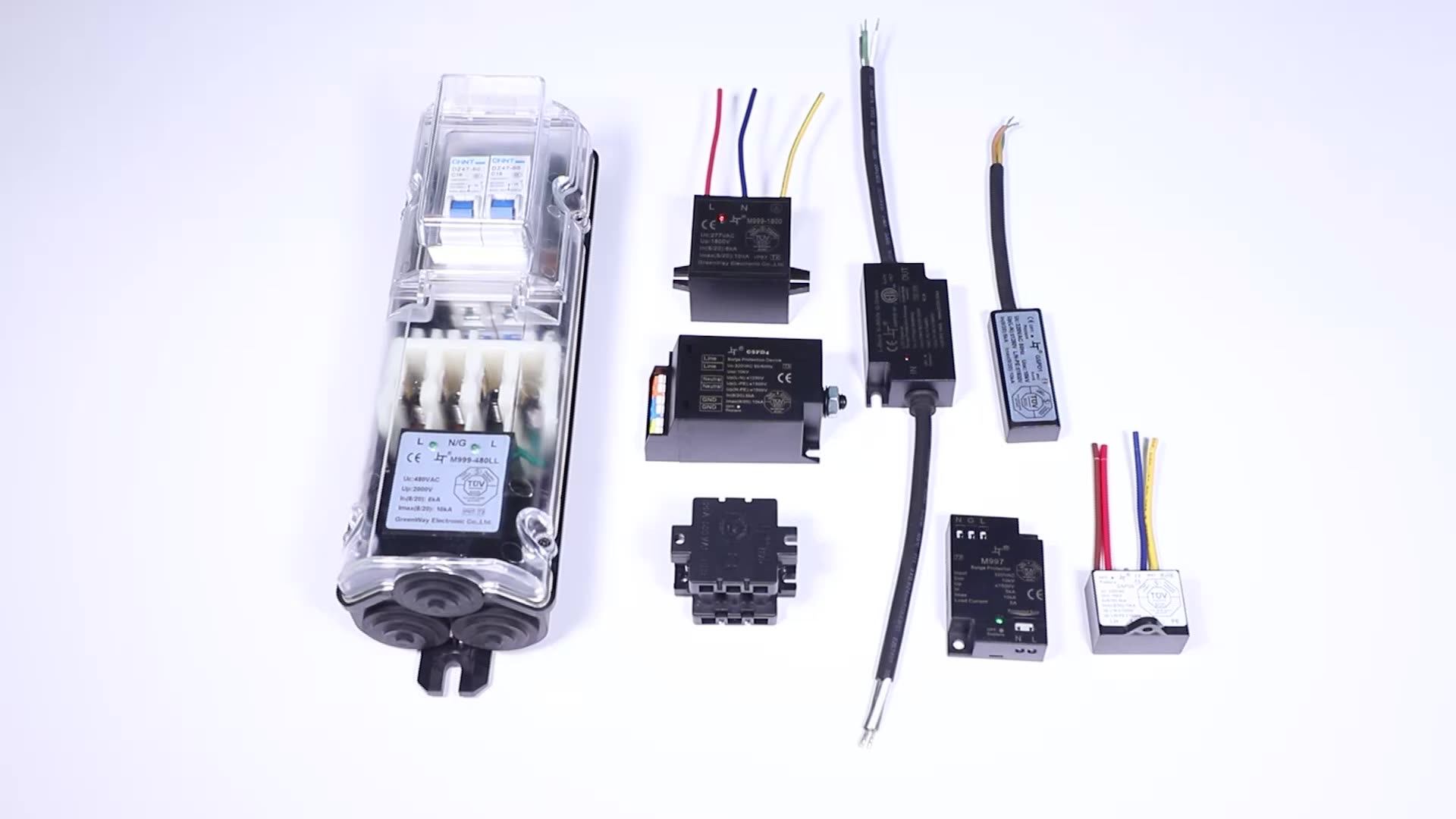 Led 10ka 10kv Street Lighting Spd Led Surge Protector Device Ac Surge ...