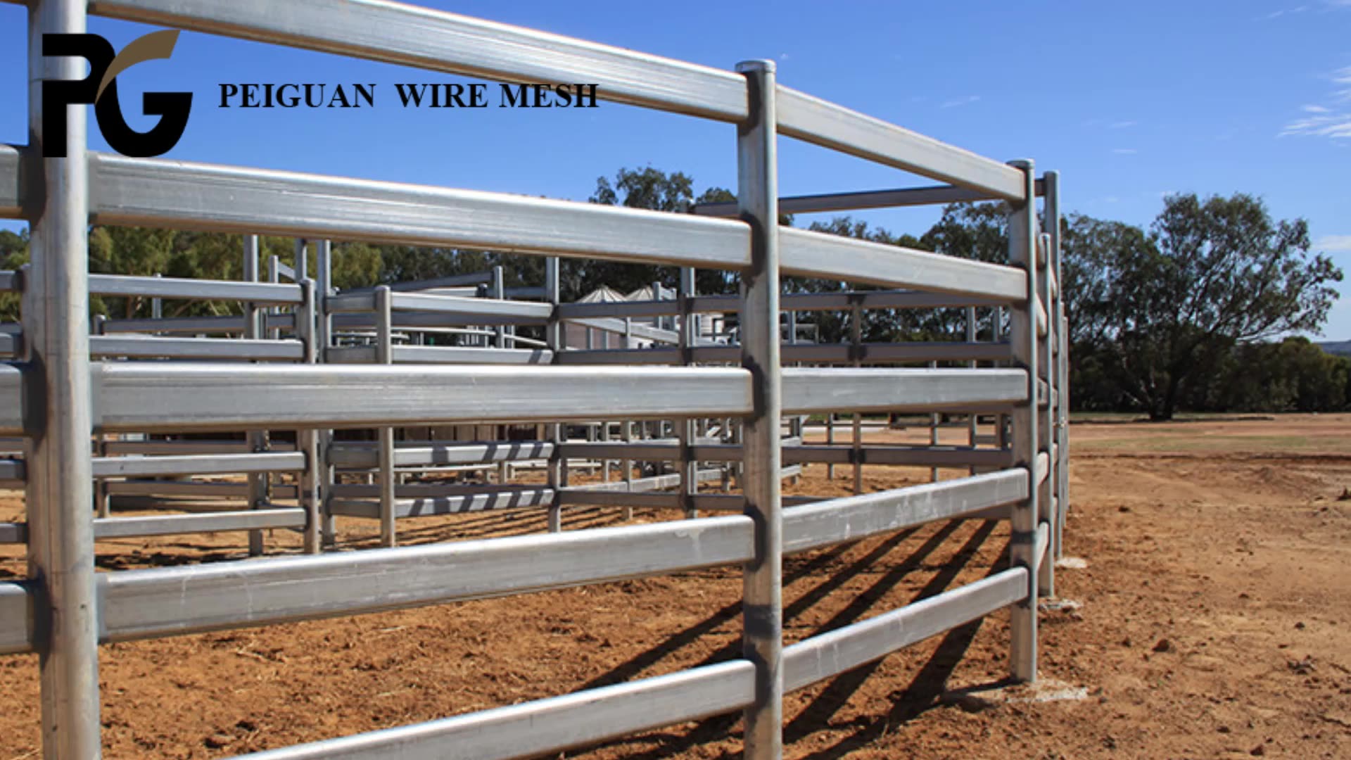 Heavy Duty Powder Coated Galvanized Cattle Fence Panel And Door Frame ... Heavy Duty Powder Coated Galvanized Cattle Fence Panel And Door Frame ...