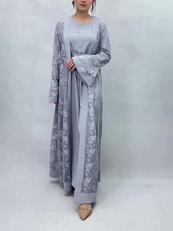 Bicomfort 2024 Elegant Xxl Muslim Robe Dress Fashionable Islamic Hijab ...