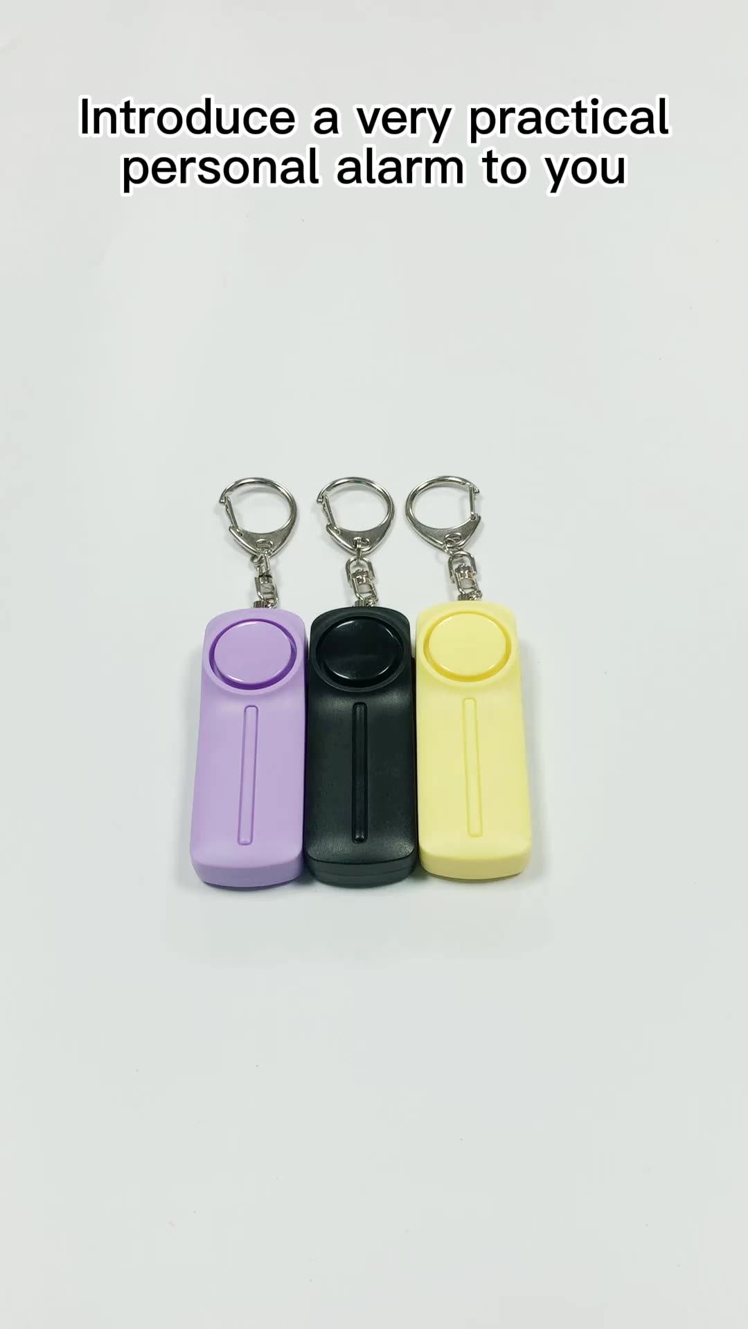 130db Emergency Self Defense Alarm Keychain Safety Defence Key Chain ...